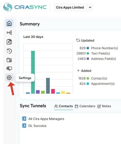 How to Set up Application Consent Settings in CiraSync — CiraSync