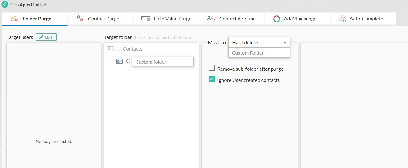 Simplify Contact Management with CiraSync’s Purge and Cleanup Features — CiraSync