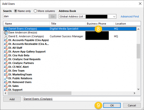 How to Share Outlook Contacts Folders in Outlook Desktop | CiraSync ...