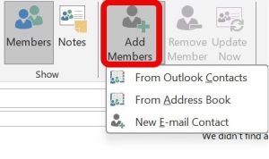 Create a Contact Group in Outlook (Windows, Mac, Web)