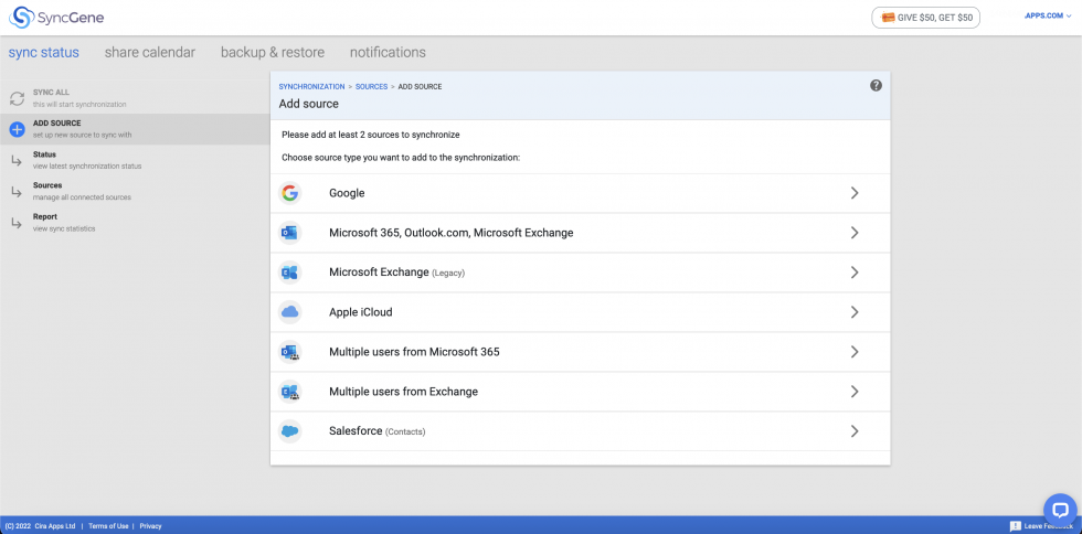 Getting started with SyncGene: How to Migrate Contacts