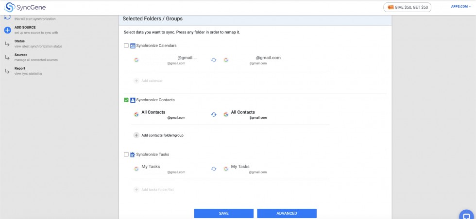 Getting started with SyncGene: How to Migrate Contacts