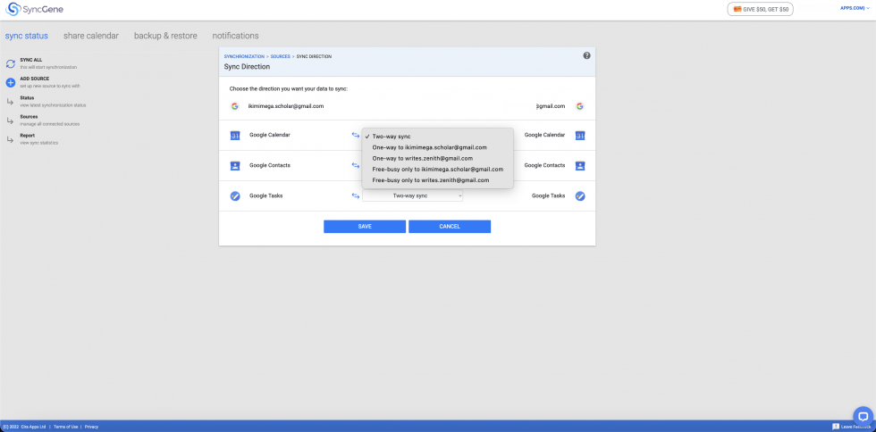 Getting started with SyncGene: How to Migrate Contacts