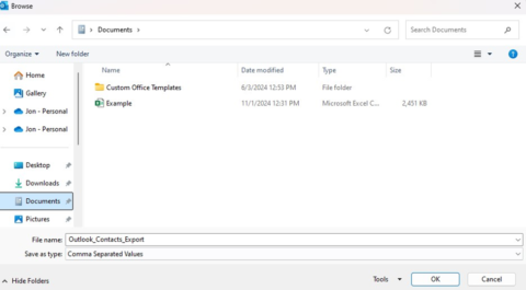 How to Correctly Export Outlook Contacts?